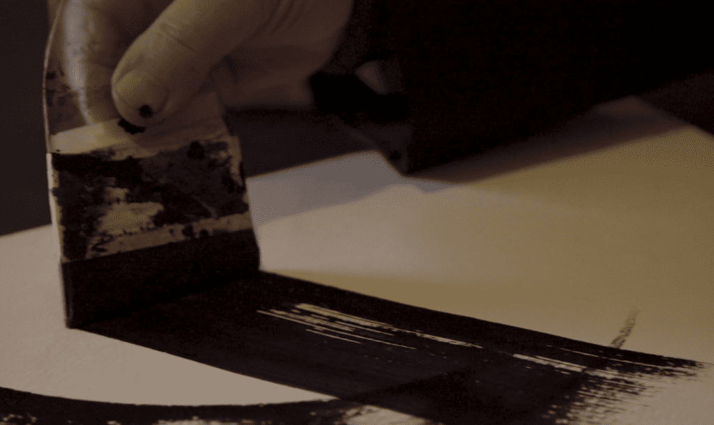 “From the beginning, I sought to liberate calligraphy from language ...