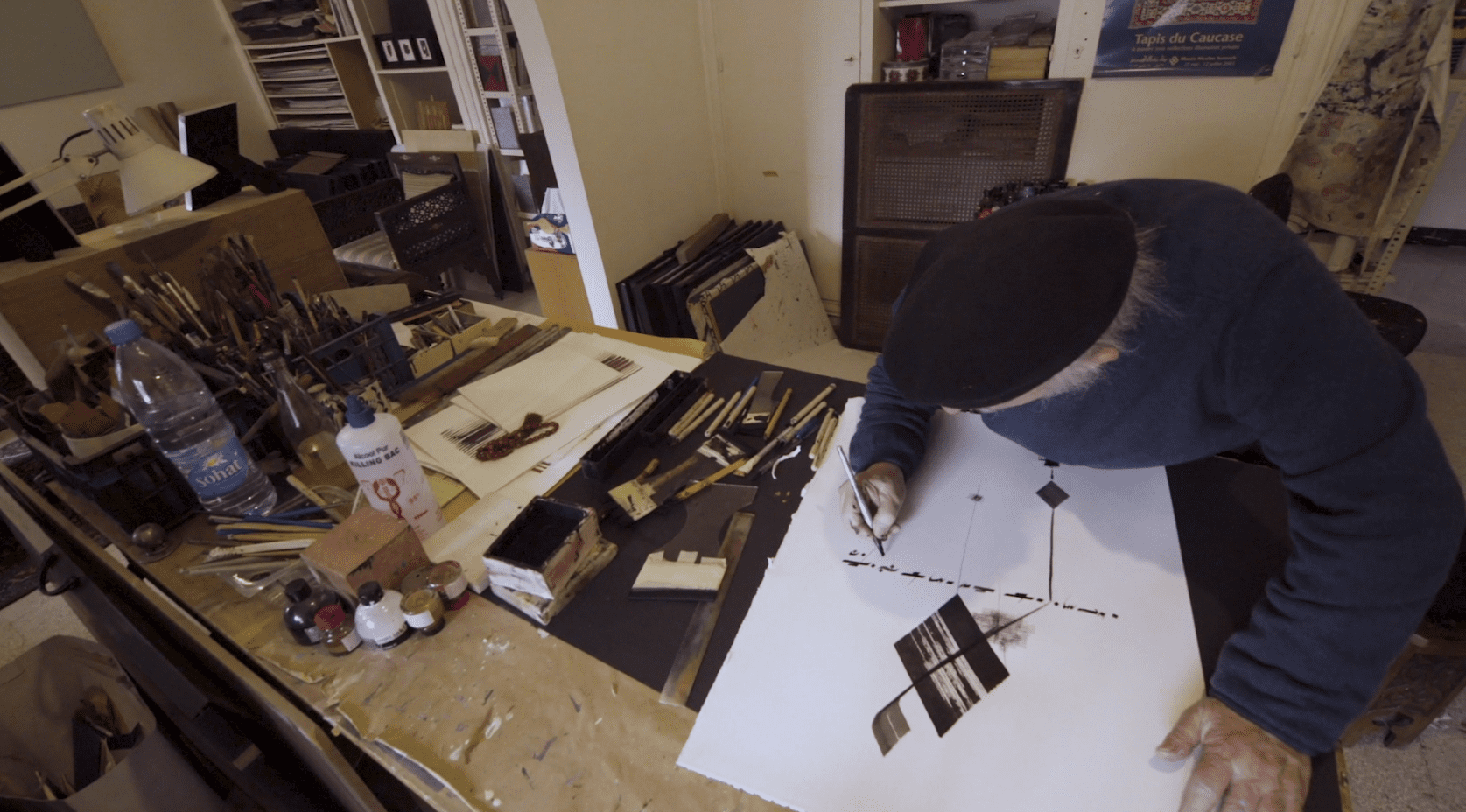 “From the beginning, I sought to liberate calligraphy from language ...