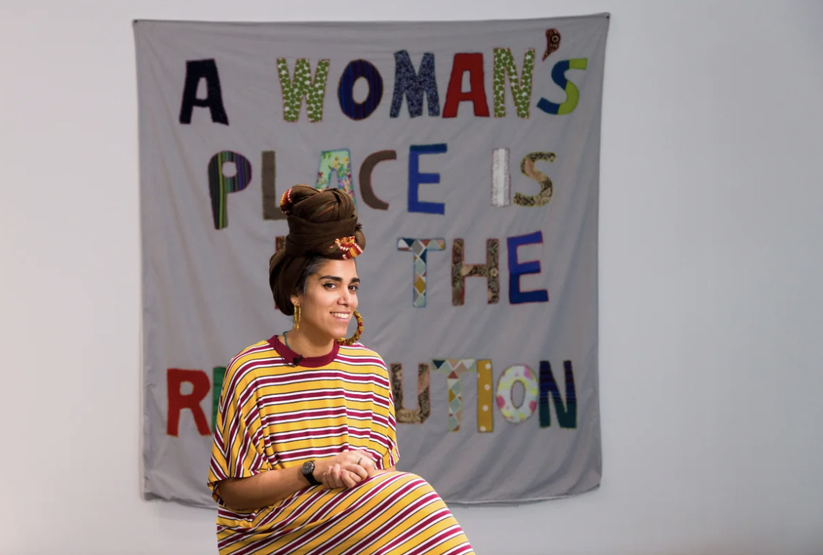 Battlegrounds', solo exhibiton of Aya Haidar - Art Dubai